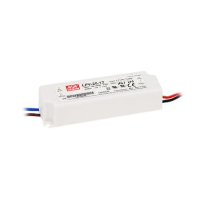 MEAN WELL LPV-20 IP67 LED POWER SUPPLY Overview